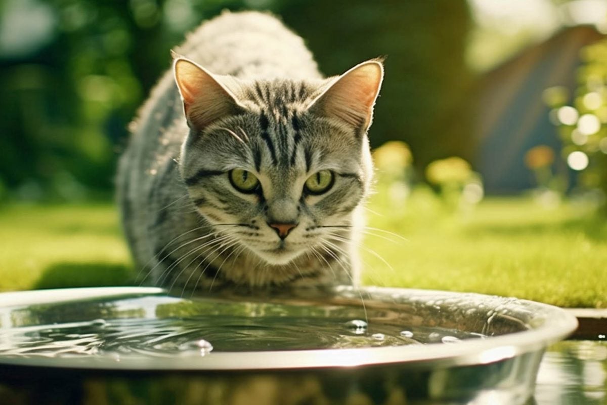 Why your cat scratches the floor before drinking water: experts reveal ...